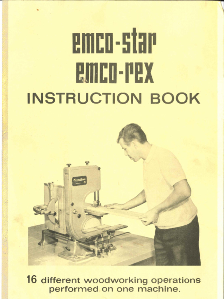Emco Instruction Book | PDF