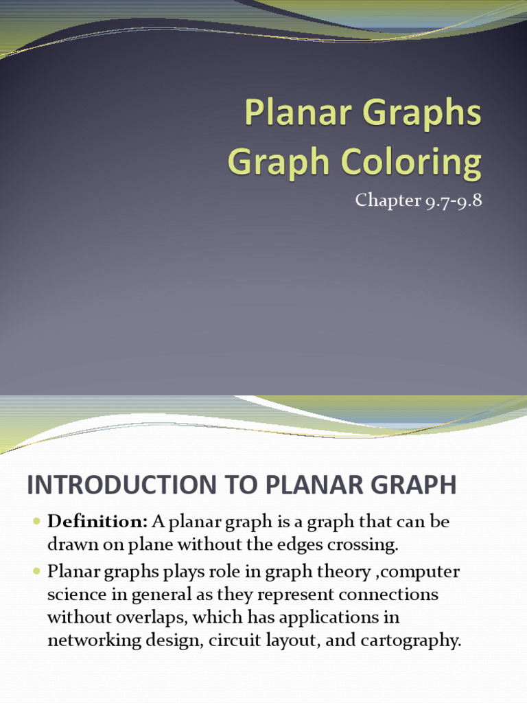 Planar Graph-1 | PDF | Combinatorics | Discrete Mathematics