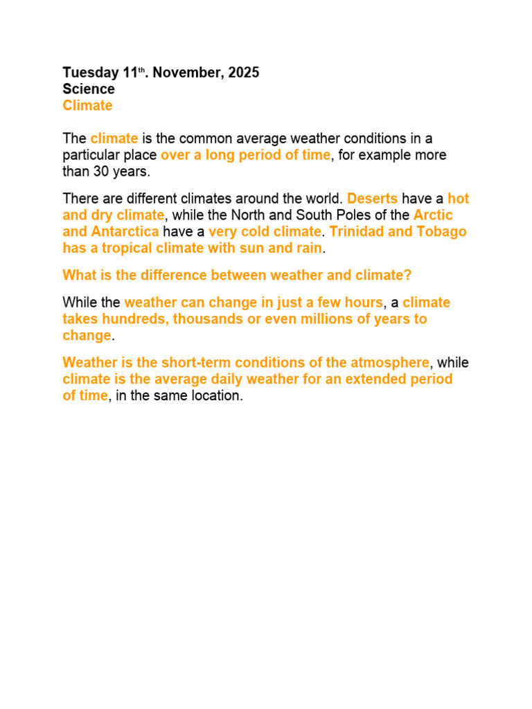 Climate 1 | PDF