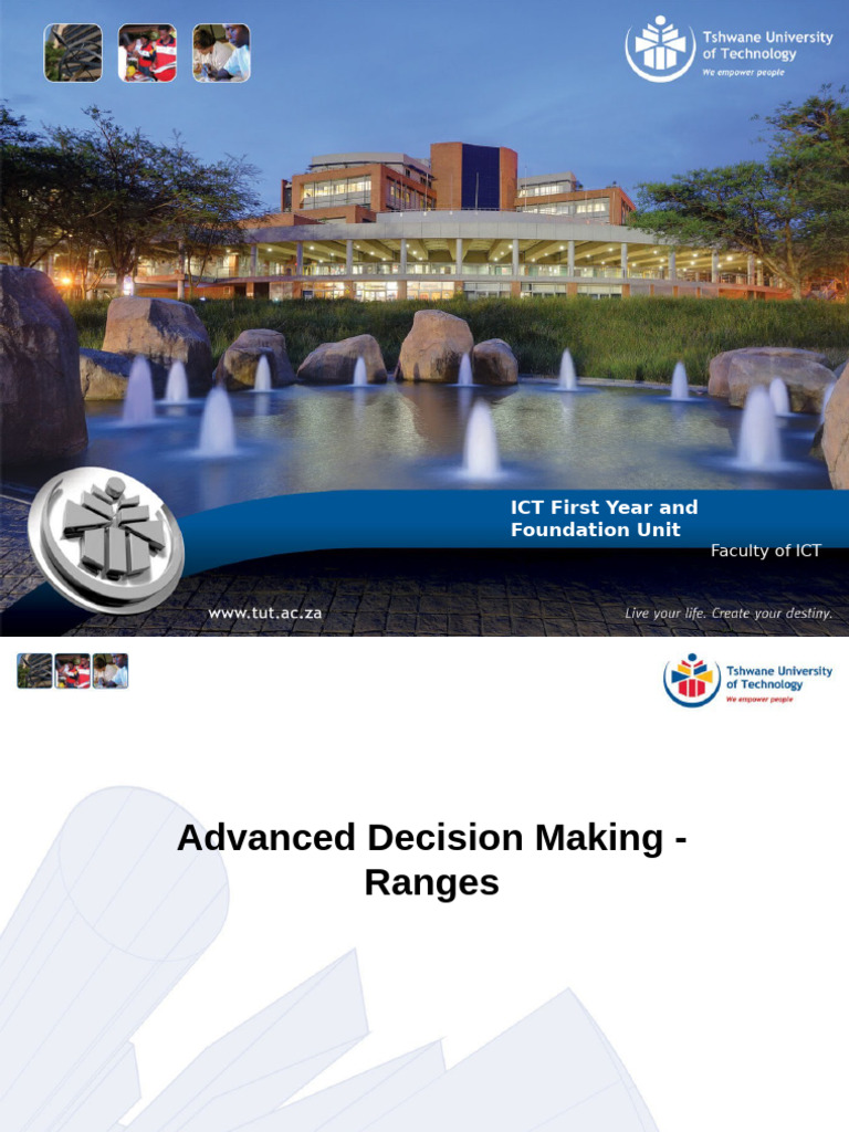 Unit 4 - Lesson 4 (Advanced Concepts in Decision Structures - Ranges) | PDF | Boolean Data Type ...