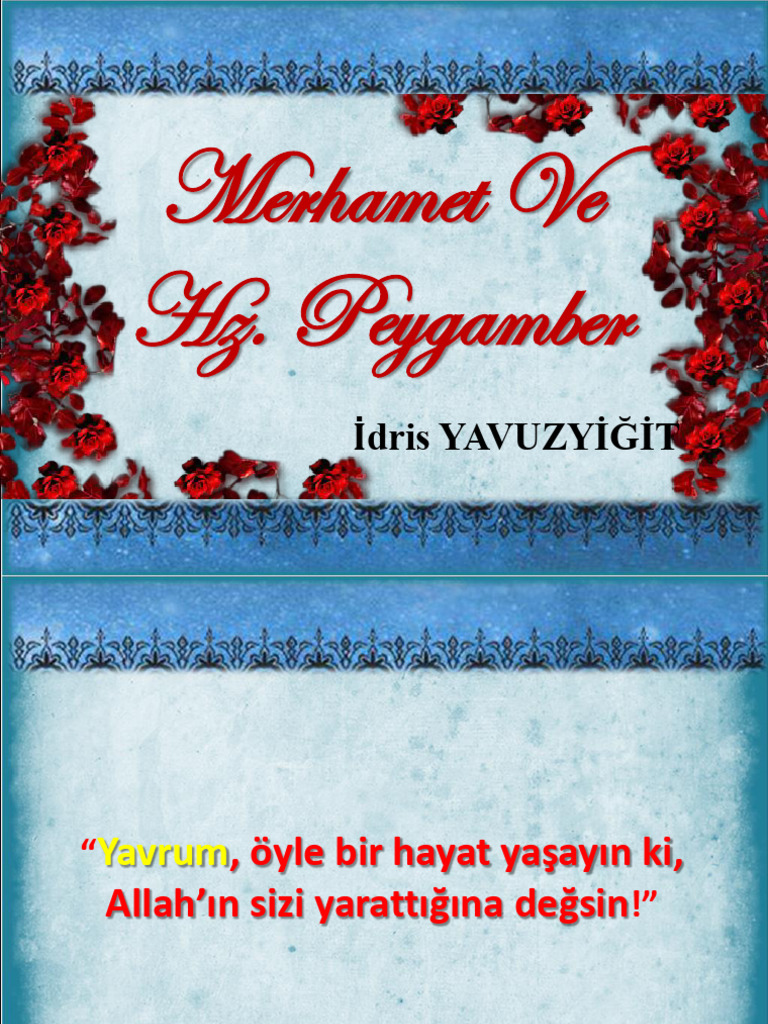 Sunum Vaaz Merhamet | PDF
