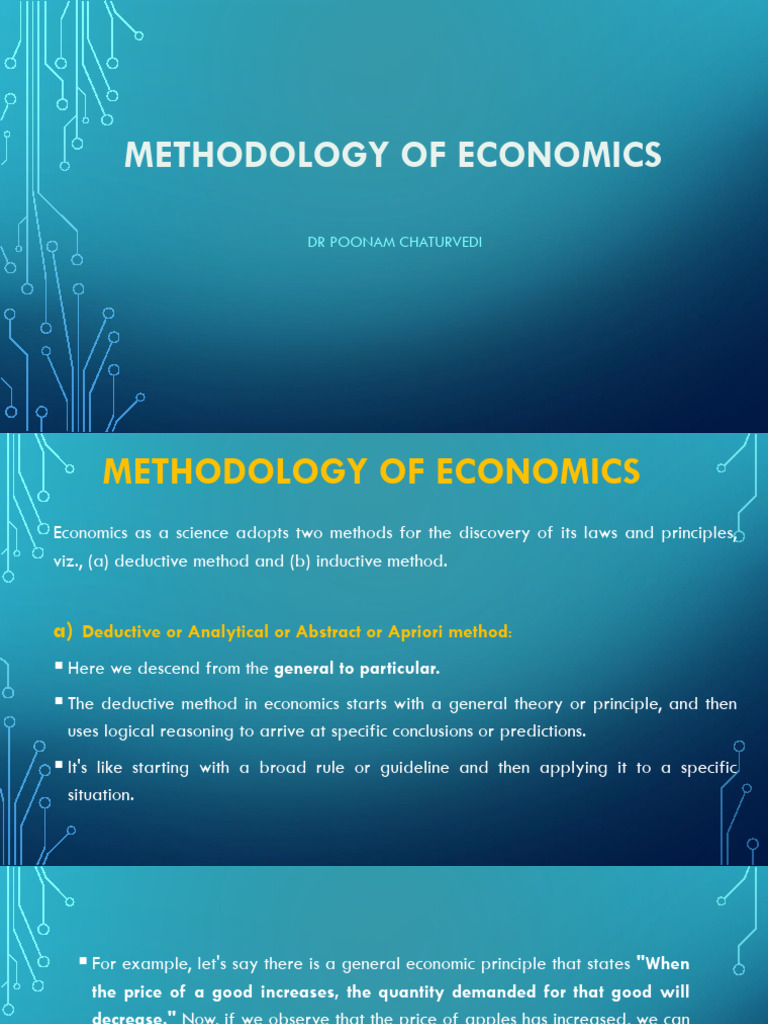 Methodology of Economics | PDF