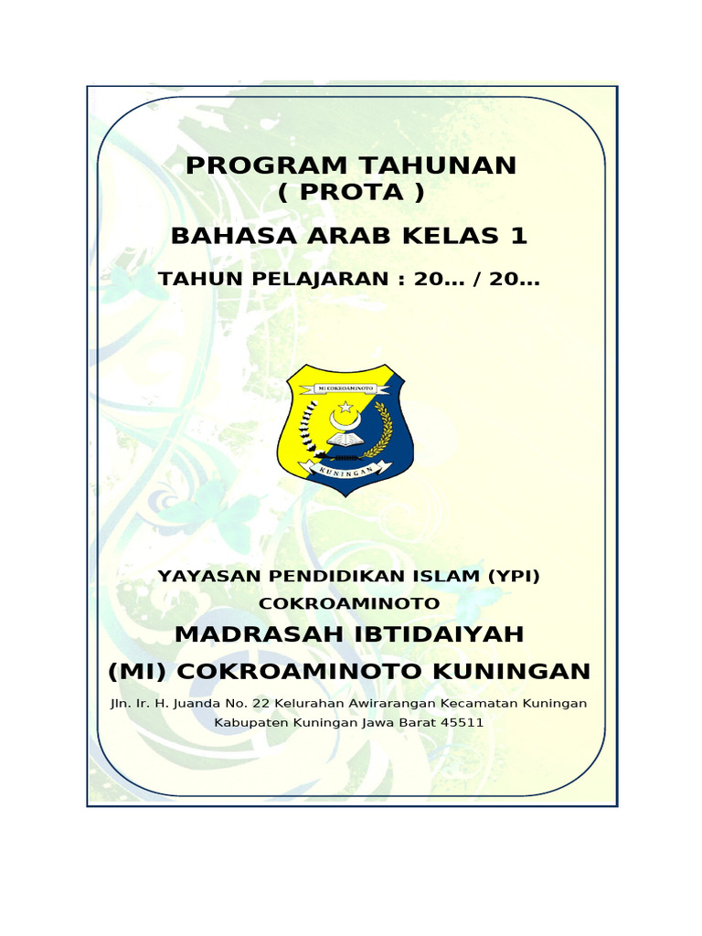 Cover Prota Arab | PDF