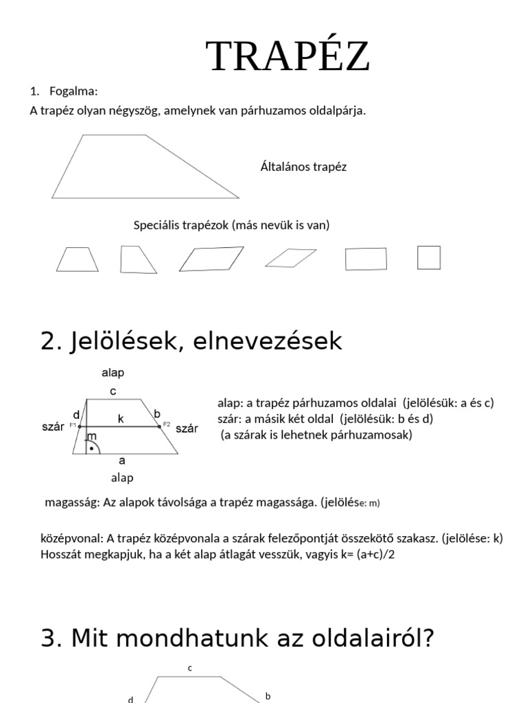 TRAPÉZ | PDF