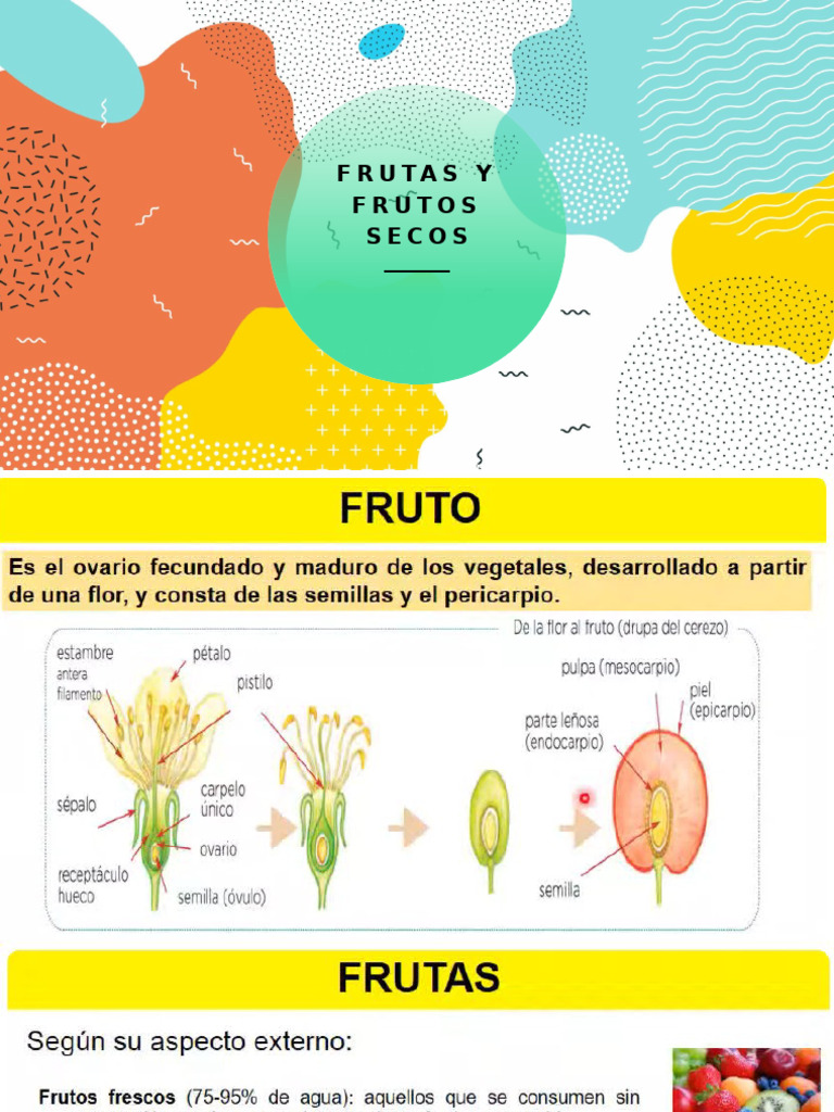 Frutas y Frutos Secos Bromato II | PDF
