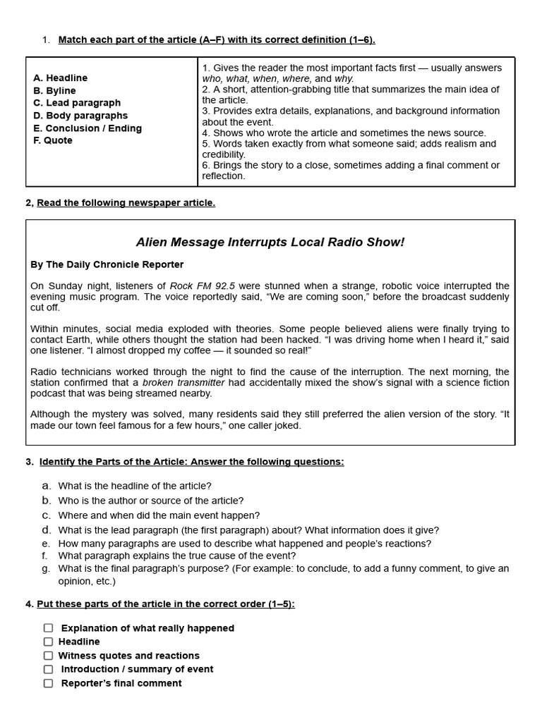 Fake News Activities CUFBA | PDF