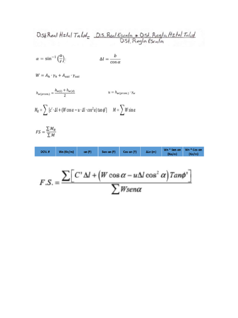 Formulas | PDF