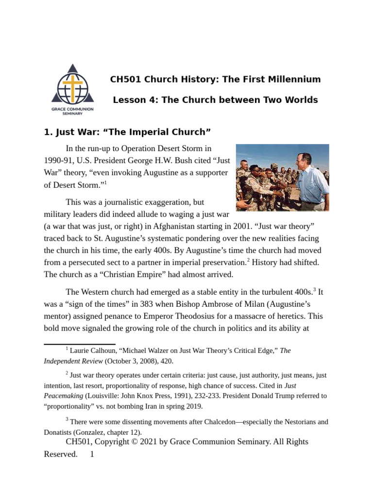 CH501-04 The Church Between Two Worlds | PDF | Grace In Christianity ...