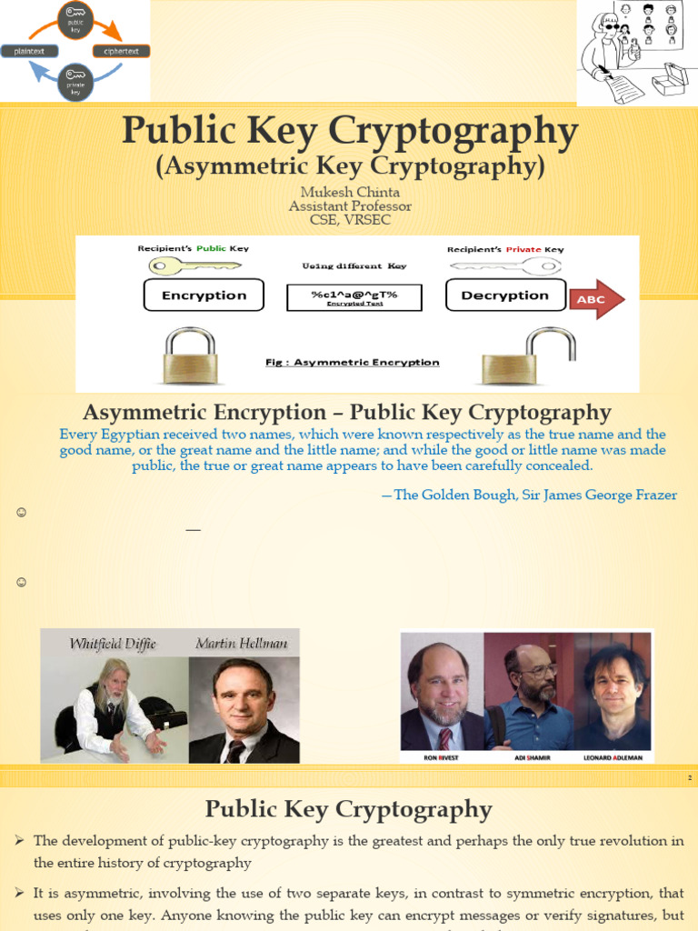 Public Key Cryptography | PDF | Key (Cryptography) | Public Key Cryptography
