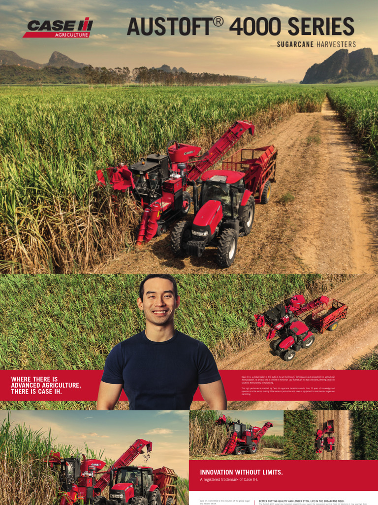 Case IH Austoft 4000 Sugarcane Harvester | PDF | Sugarcane | Vehicles