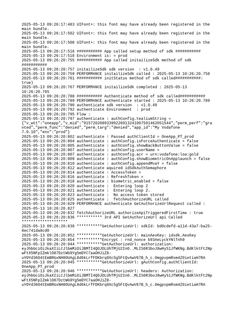 IdSdkLogs | PDF | Software | Computing