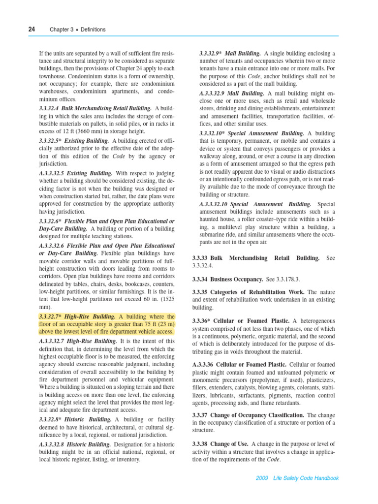 Pages From NFPA 101 Handbook-Life Safety Code-2 | PDF | Condominium ...
