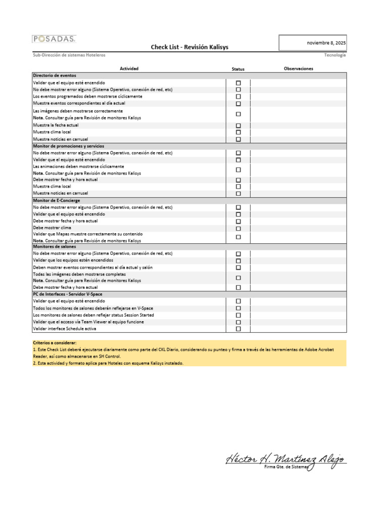 CKL Kalisys 20251108 | PDF | Sistema operativo | Arquitectura de Computadores