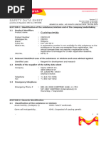 Safety Data Sheet NaOCL | PDF | Toxicity | Firefighting