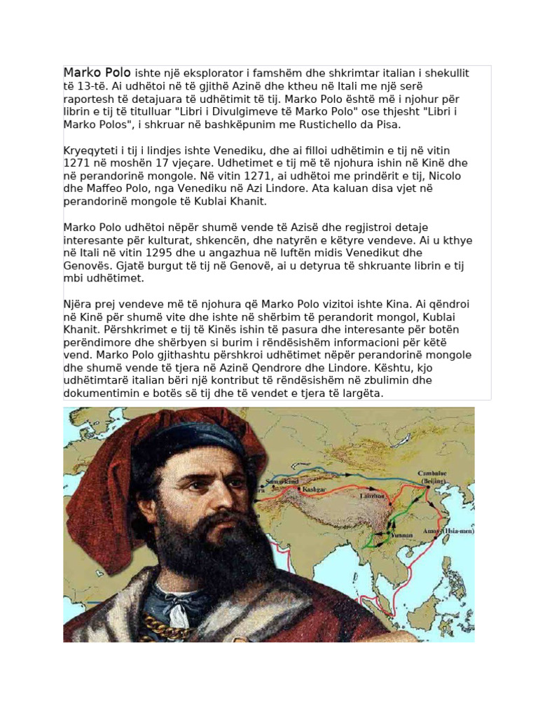 Marko Polo | PDF