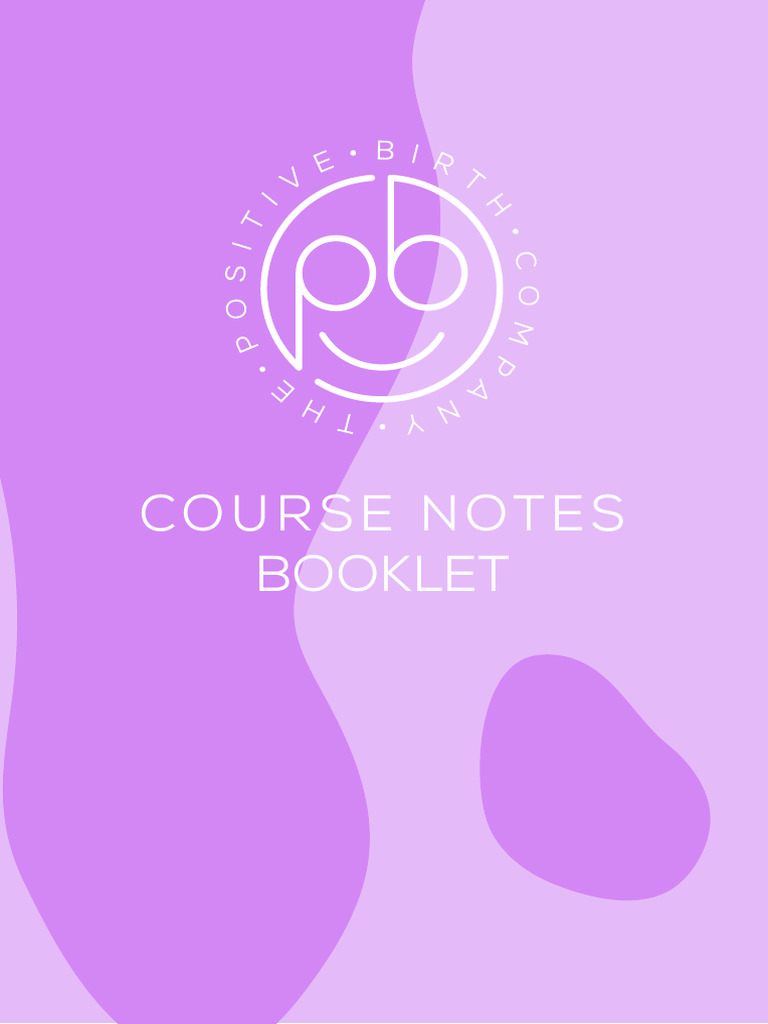 Hypnobirthing Course Notes Guide | PDF | Breathing | Childbirth