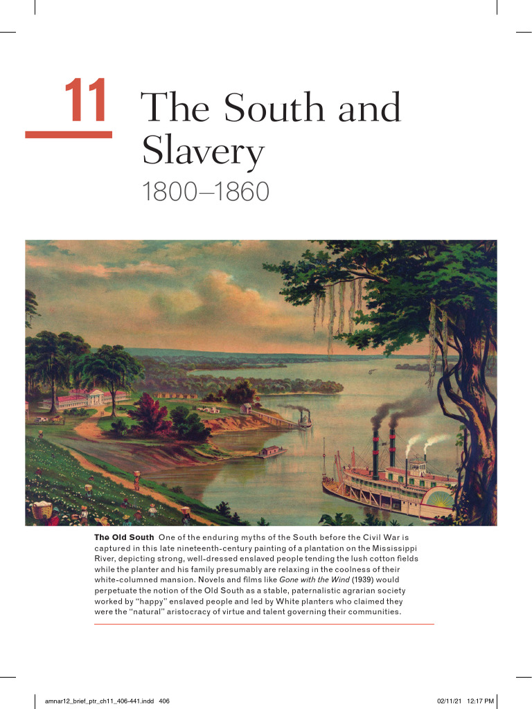 Chapter 11 APUSH Narrativre History | PDF | Slavery In The United ...