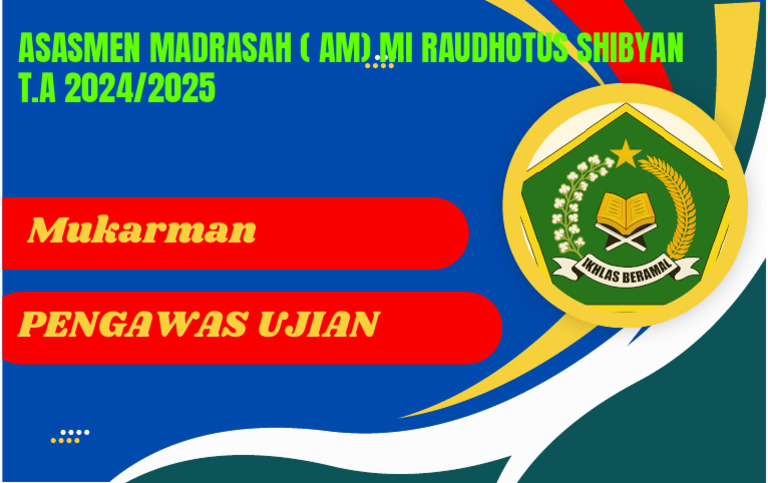 Biru Dan Kuning Minimalis Kartu Tanda Pengenal ID Card - 20250505 ...
