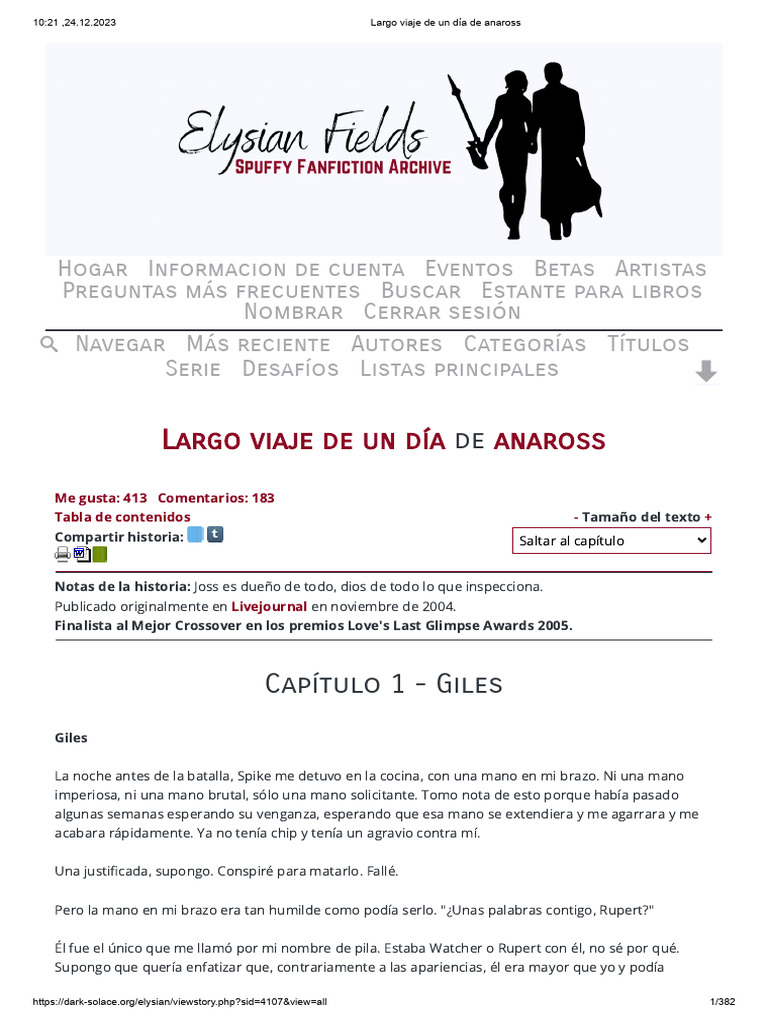 Largo viaje de un día: Crossover y sacrificio | PDF | Buffy la caza ...