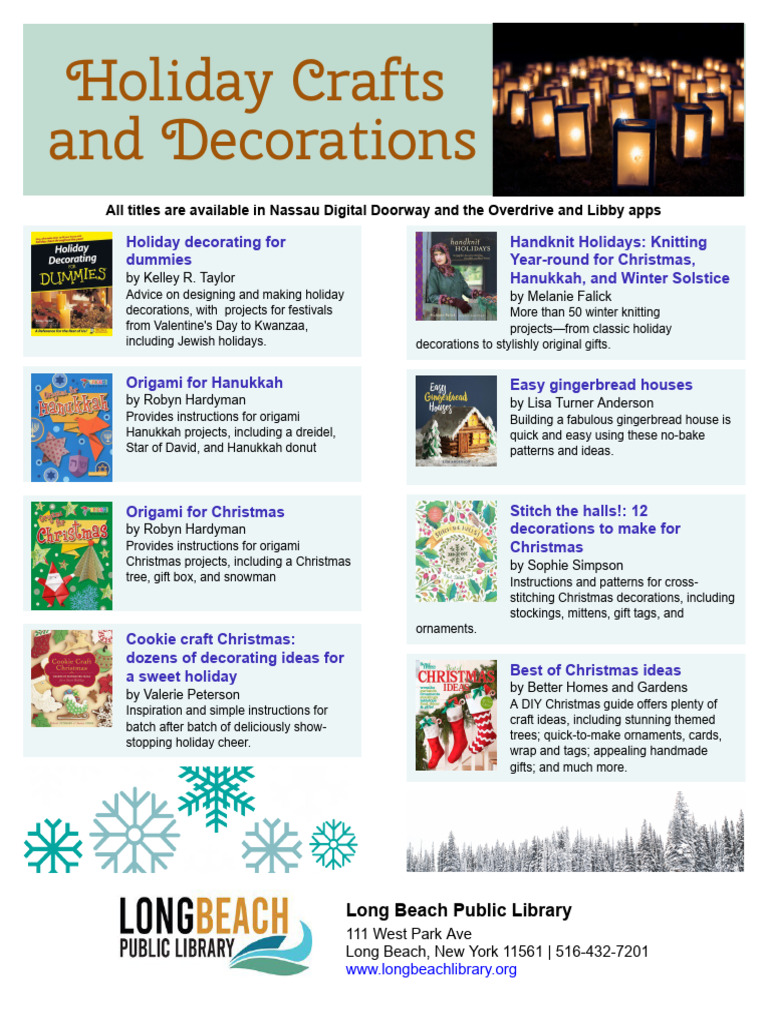 Holiday Crafts | PDF | Christmas | Observances