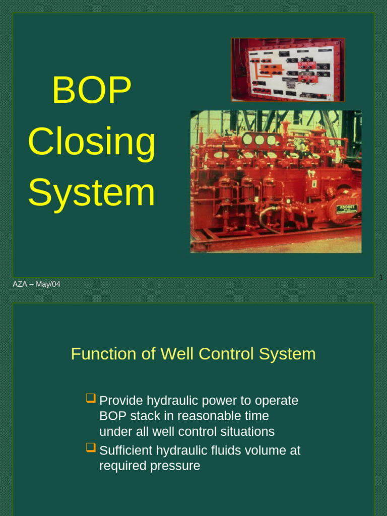Well Control Equip - 3 | PDF | Valve | Pump