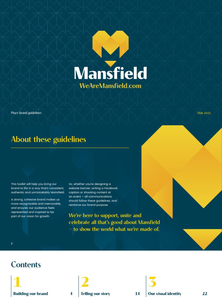 Mansfield Brand Guidelines Toolkit | PDF | Brand | Typography