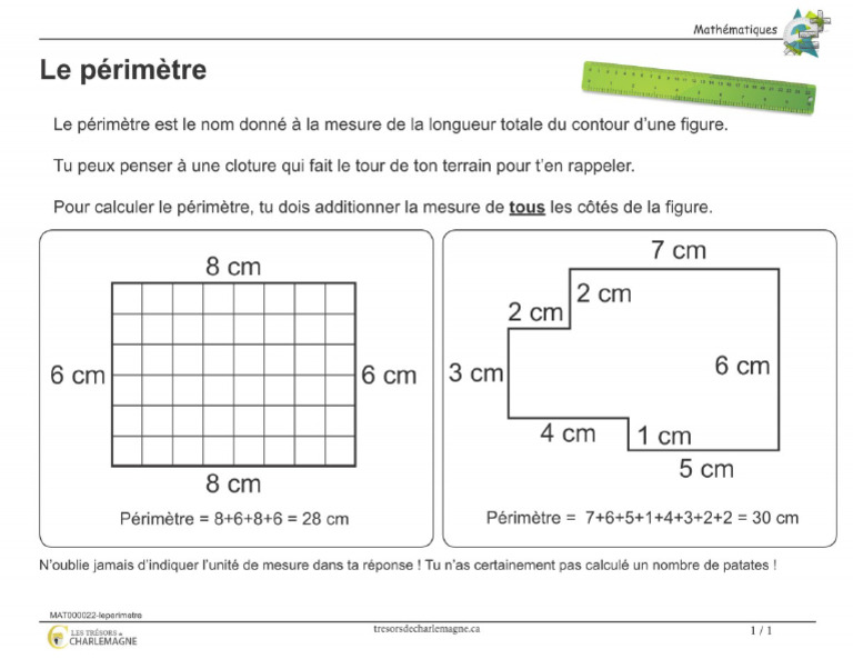 Resoudre Perimetre | PDF