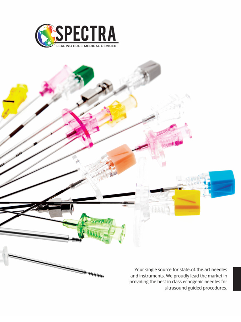 Advanced Echogenic Needles Overview | PDF