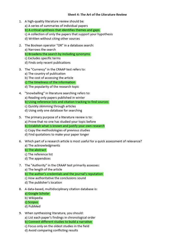 Sheet 4 - W Keys | PDF | Citation | Abstract (Summary)