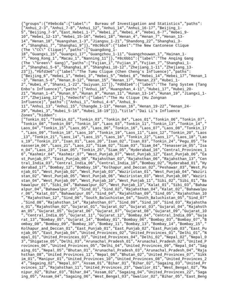 MapchartSave Hearts of Iron IV Provinces Dai Li s Influence Zones | PDF ...