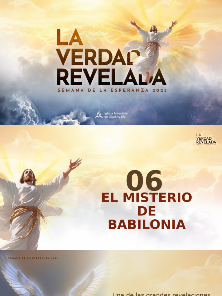 Tema 6 ÔÇô El Misterio de BabiloniaREV | PDF | Libro de revelación ...