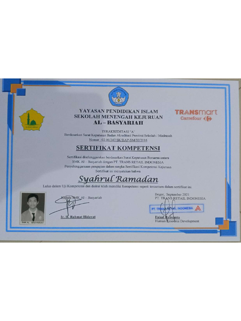 Paklaring Magang | PDF