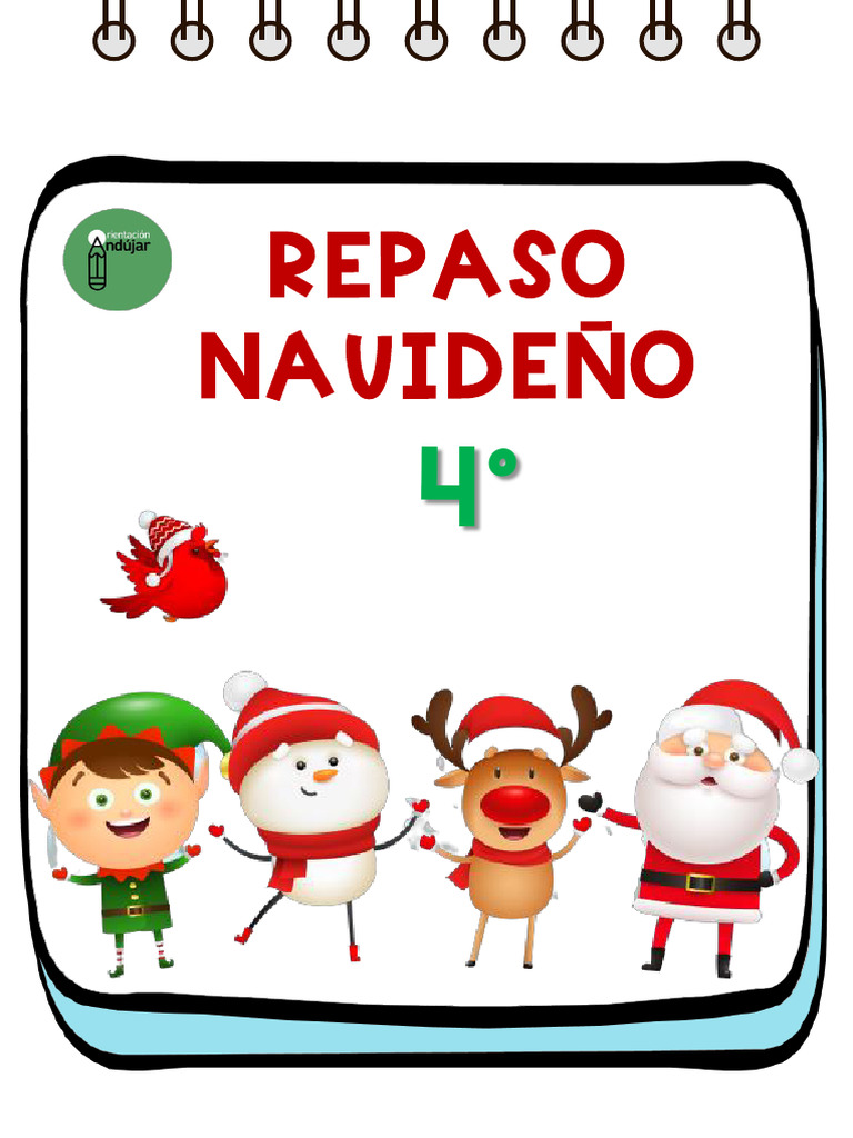 Cuaderno de Navidad Orientación Andújar Cuarto PRIMARIA | PDF | Papá ...