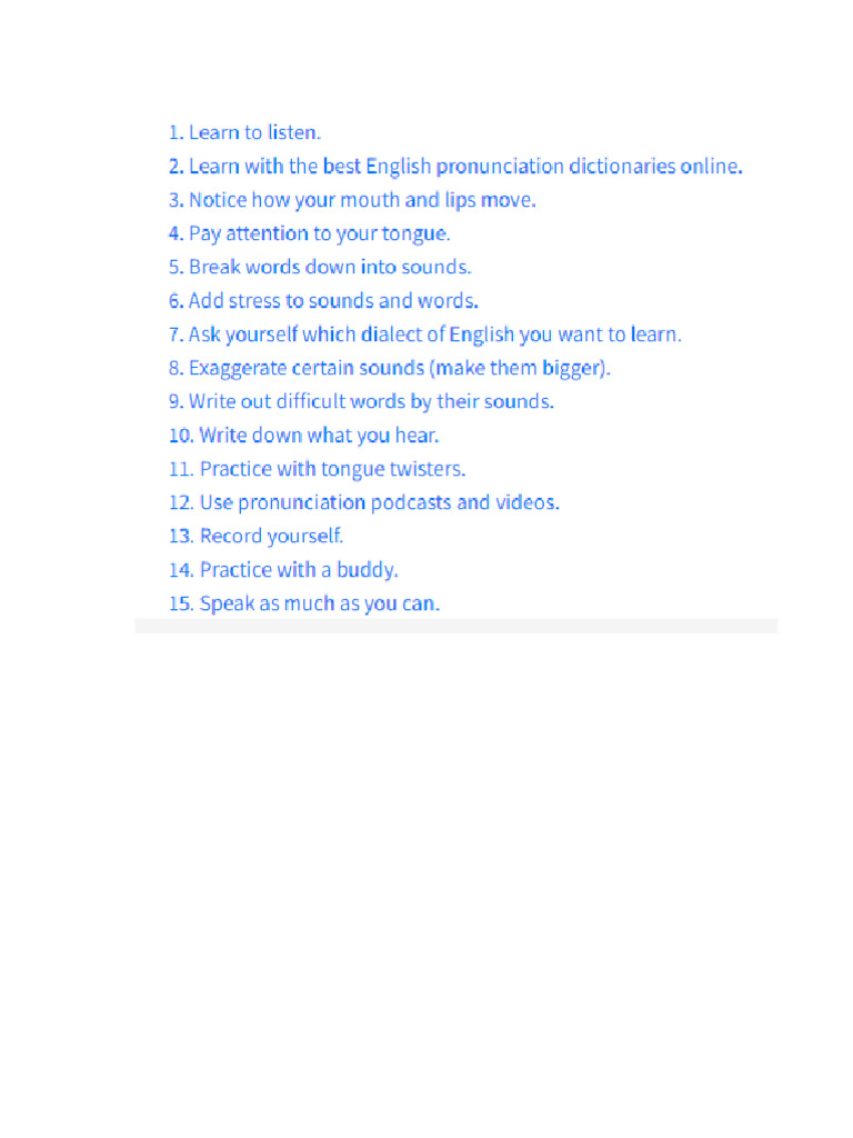 Pronunciation | PDF