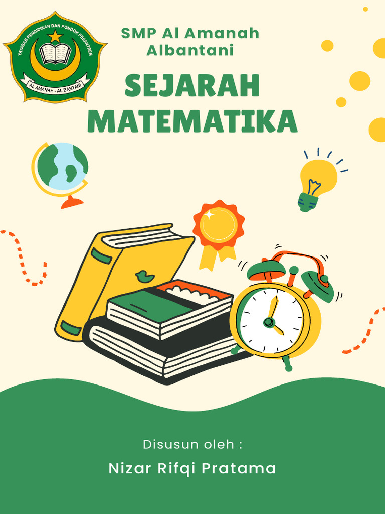 Hijau Krem Kuning Ilustrasi Lucu Cover Modul Pembelajaran Siswa Dokumen ...