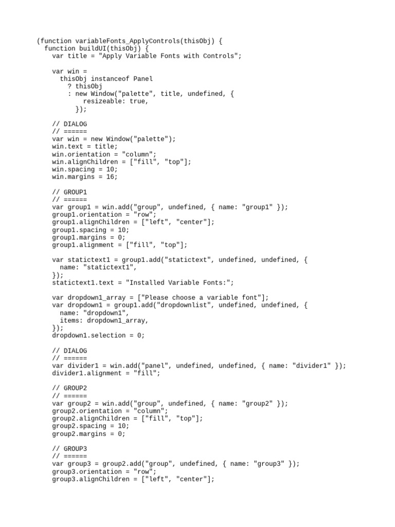 Apply Variable Fonts in UI Controls | PDF | Computer Programming