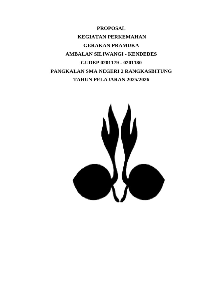 Proposal Perkemahan Pramuka SMA 2025 | PDF