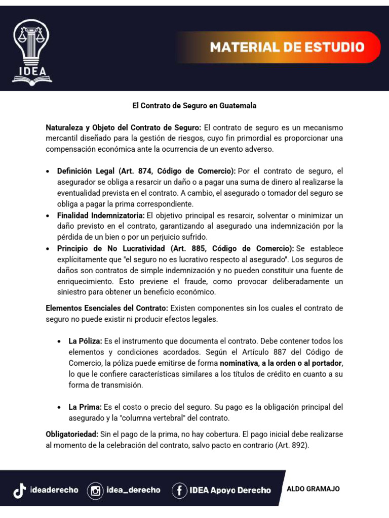 Examen Final - Derecho Mercantil 3 | PDF | Póliza de seguros | Seguro