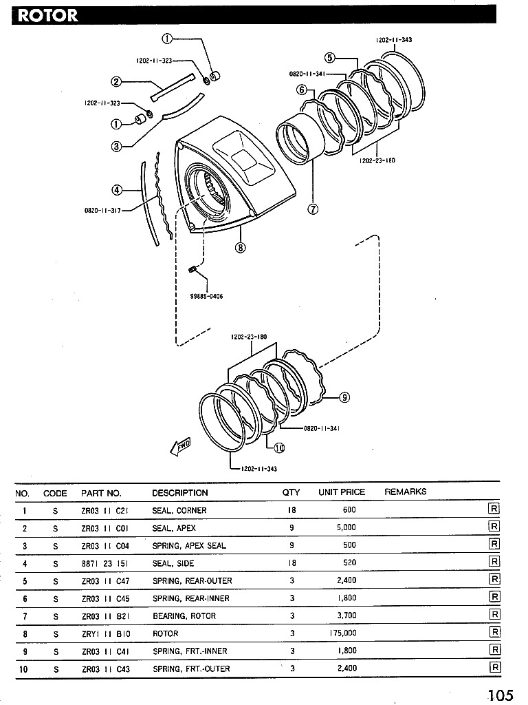 Eunos Cosmo - Part - Catalog | PDF