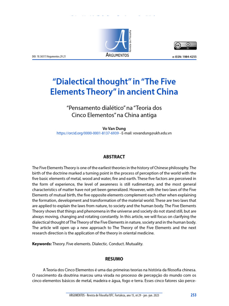 21 Dialectical Thougth | PDF | Meridian (Chinese Medicine) | Theory