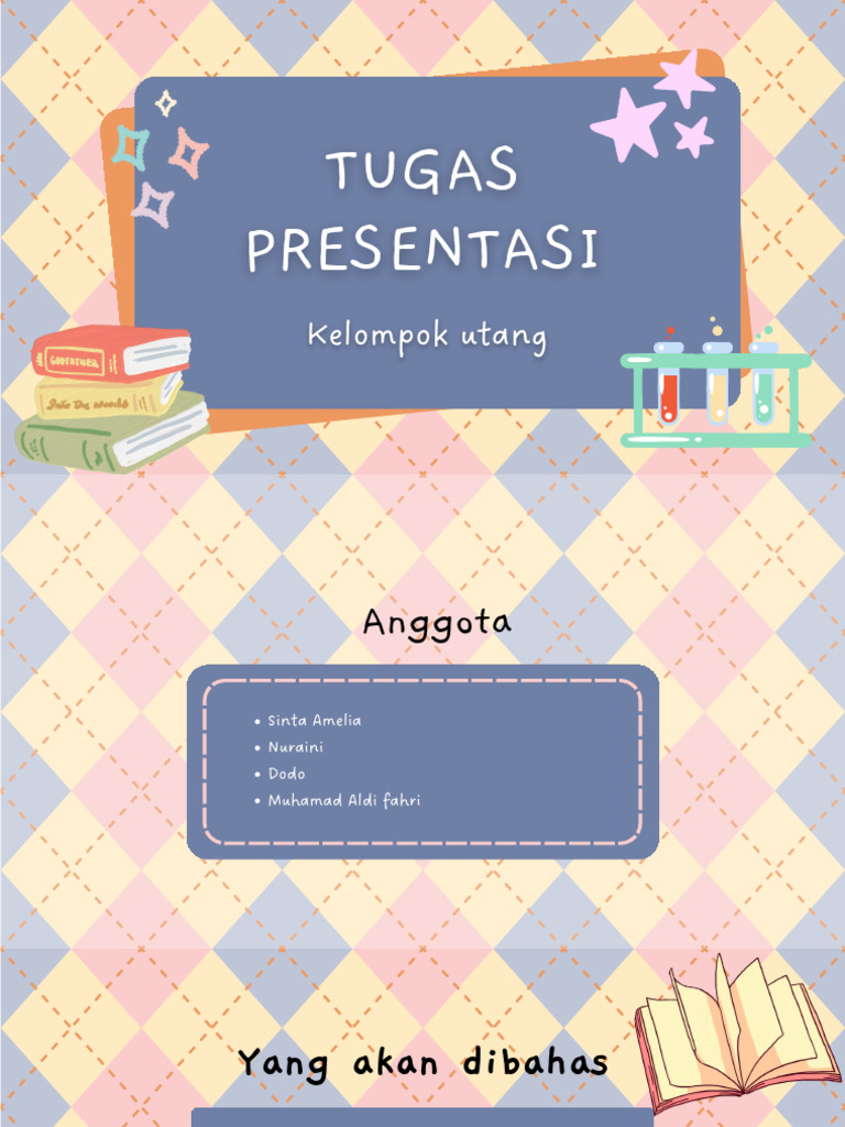 Warna-warni Pastel Ilustrasi Tugas Kelompok Presentasi | PDF