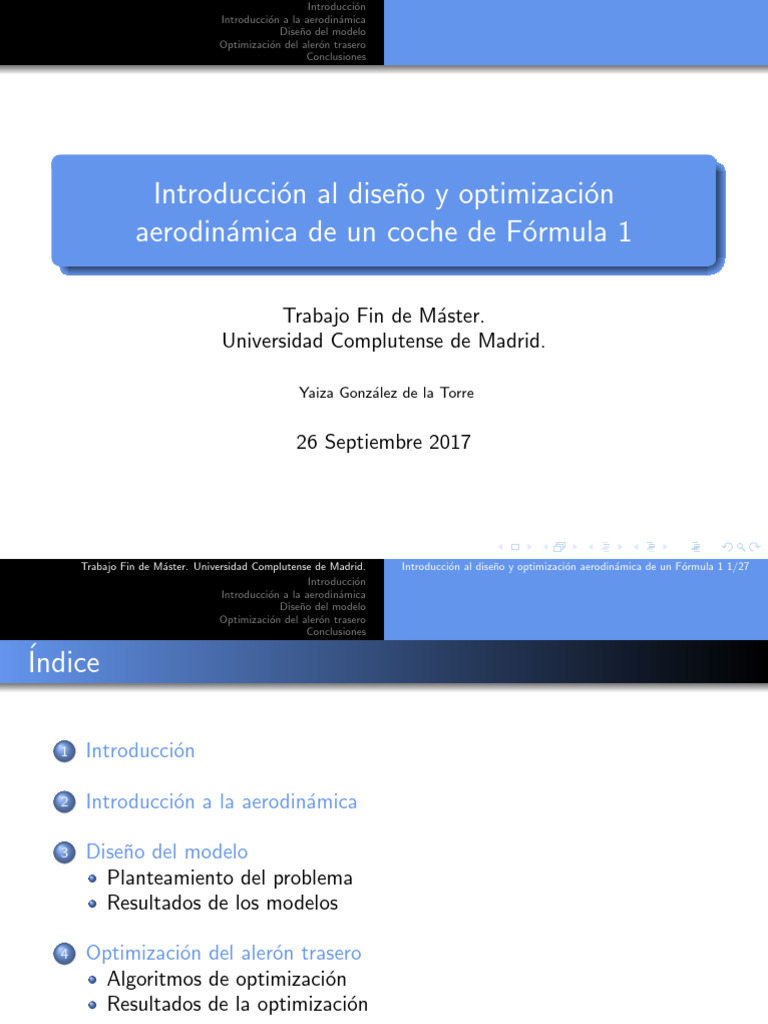 Introducción Al Diseño y Optimización Aerodinámica de Un Coche de ...