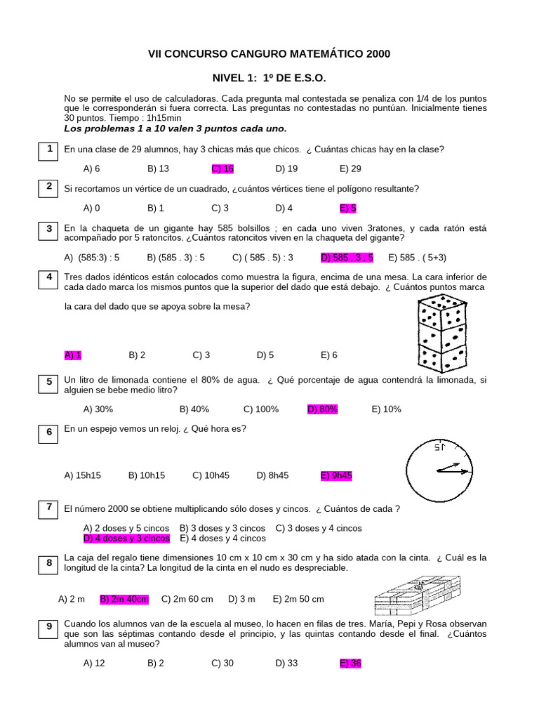 Cang 2000 Nivel 1 RESP DANI | PDF