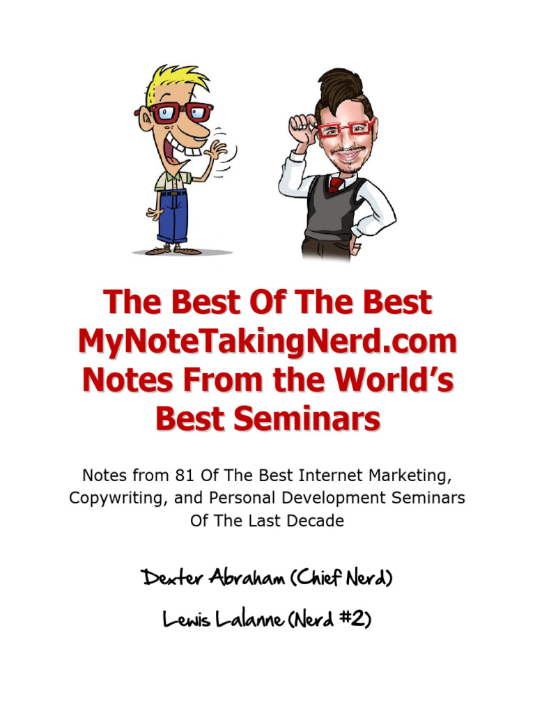 Mynotetakingnerd Best of The Best Report | PDF | Money | Marketing
