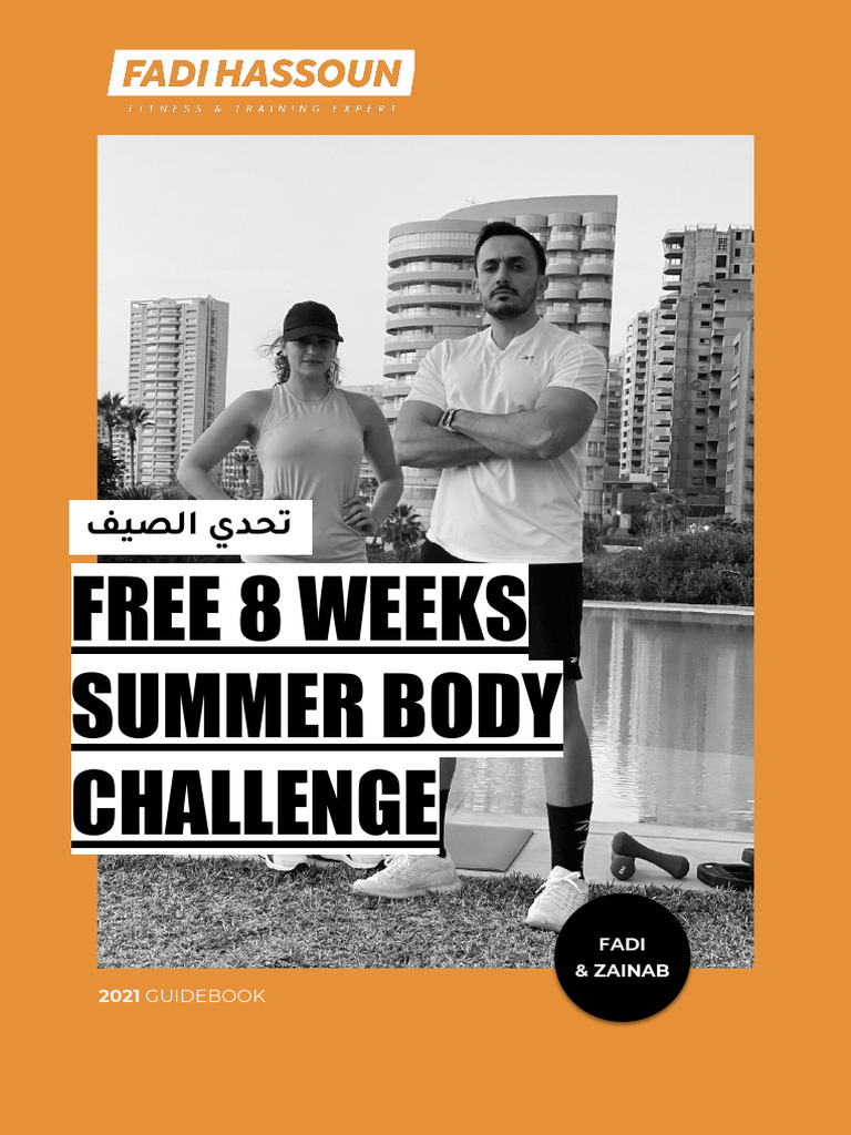 8-Weeks Summer Body Challenge by Fadi & Zainab | PDF | Lunch | Weight ...