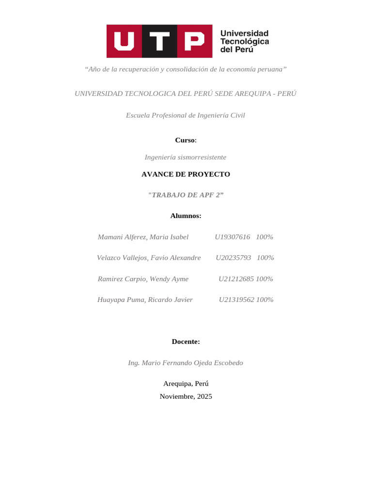 Apf 2 - Grupo 2 | PDF