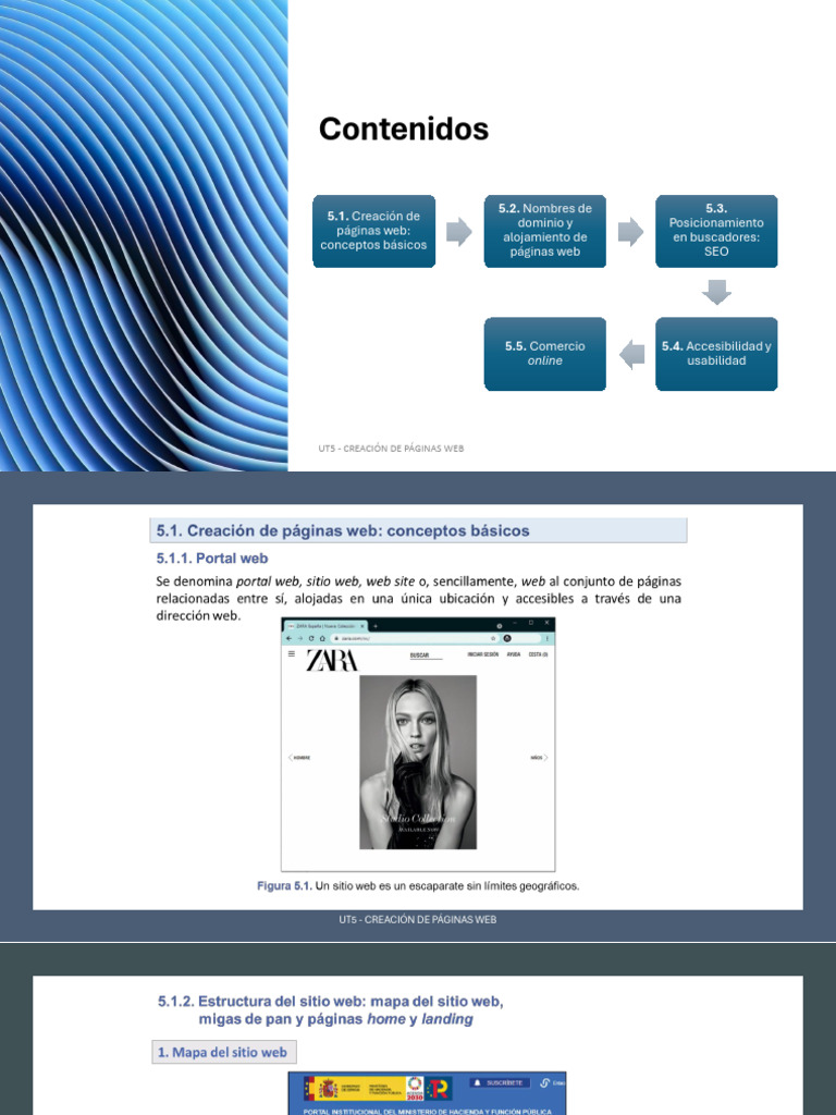 UT5 - ESQUEMA - Creación de páginas WEB | PDF