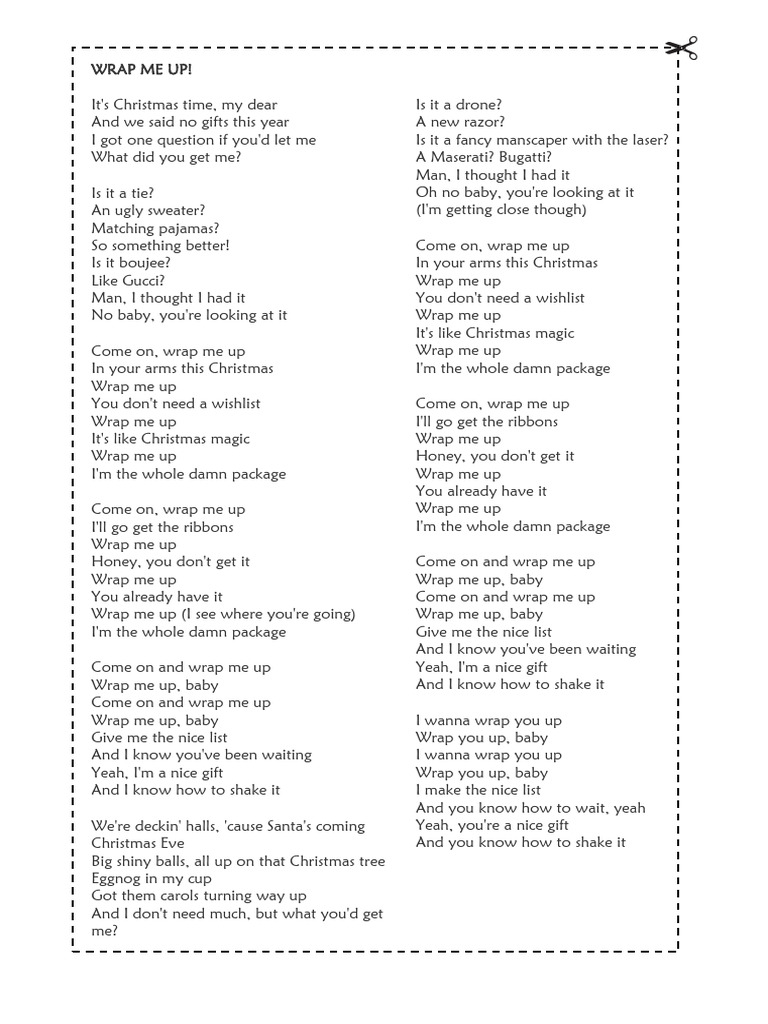Christmas Love Song Lyrics | PDF | Christmas | December Observances