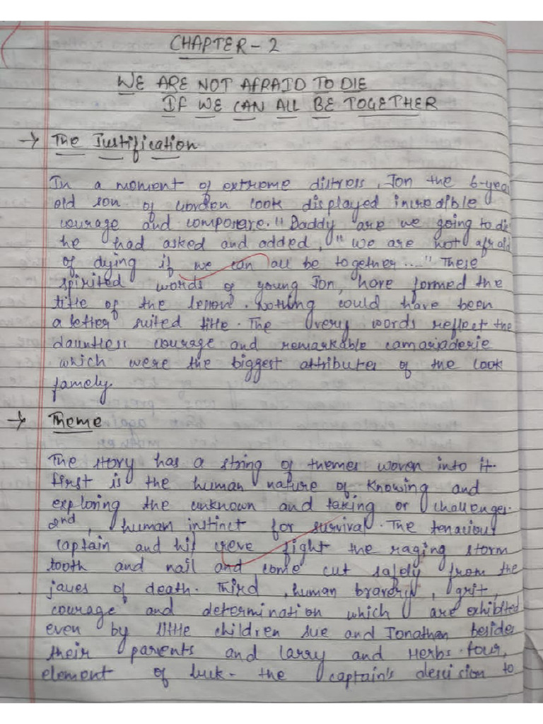 We Are Not Afraid to Die(1) | PDF