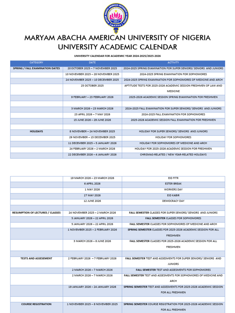 University Academic Calendar | PDF | Freshman | Academic Term
